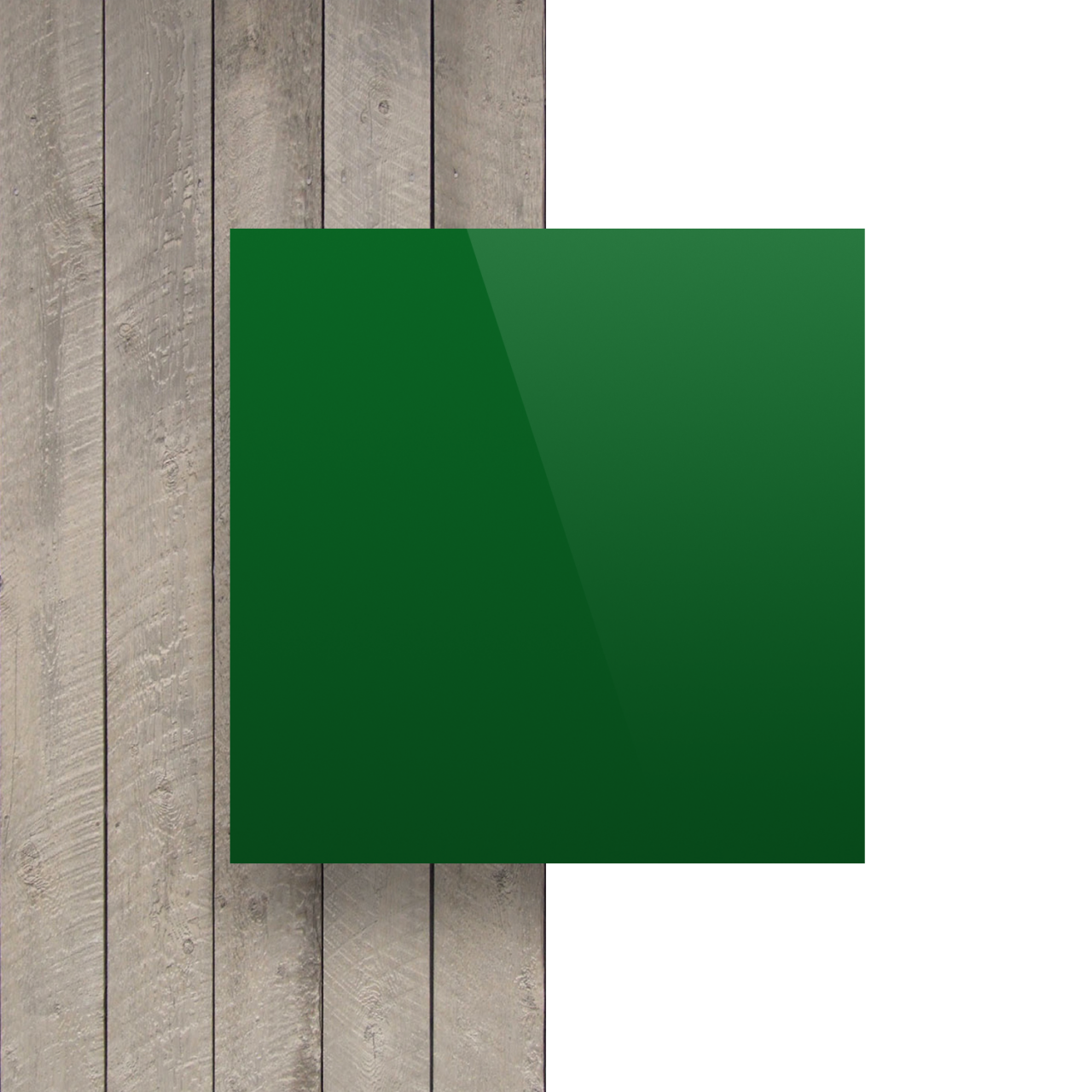 Plancha de Alupanel verde 3 mm- A medida y entrega rápida