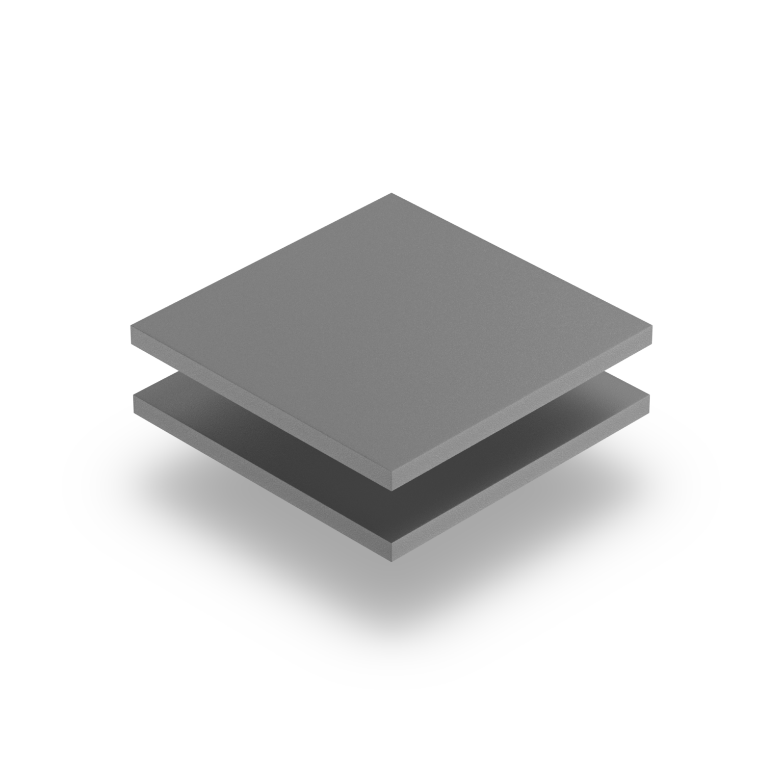 PVC espumado gris 3 mm - A medida y entrega rápida