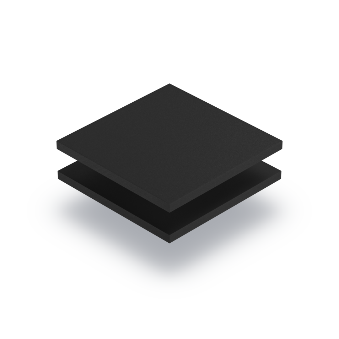 PVC espumado negro 3 mm - A medida y entrega rápida