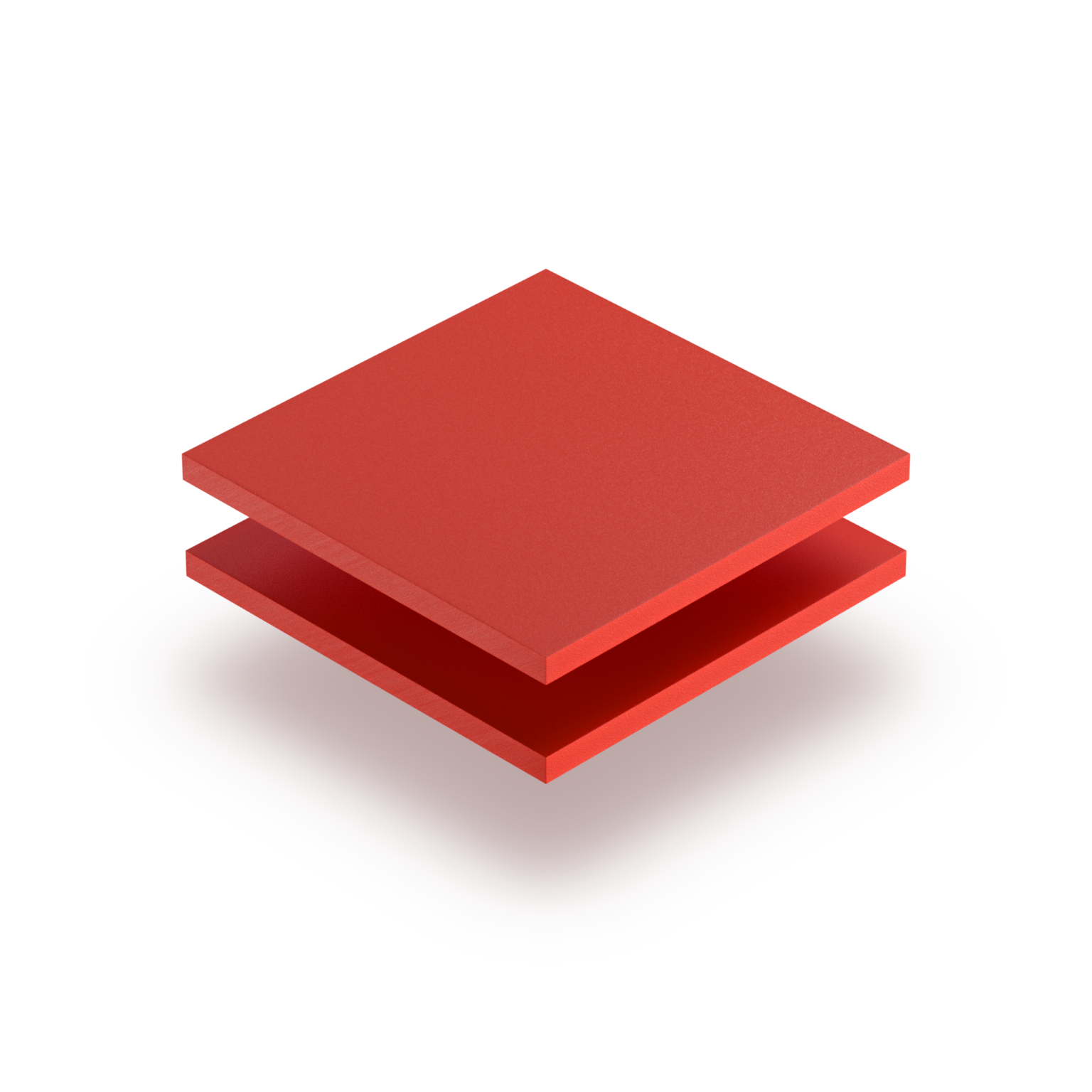 PVC espumado rojo 3 mm - A medida y entrega rápida